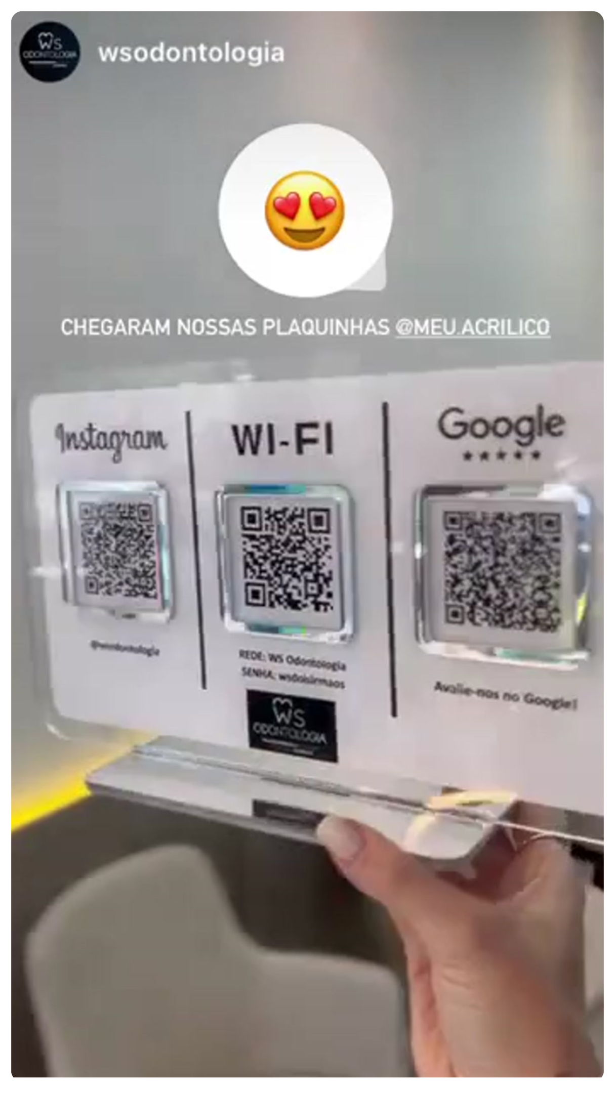 Placas QR Code Comércio e Empresas | Personalize Aqui! - Meu Acrílico